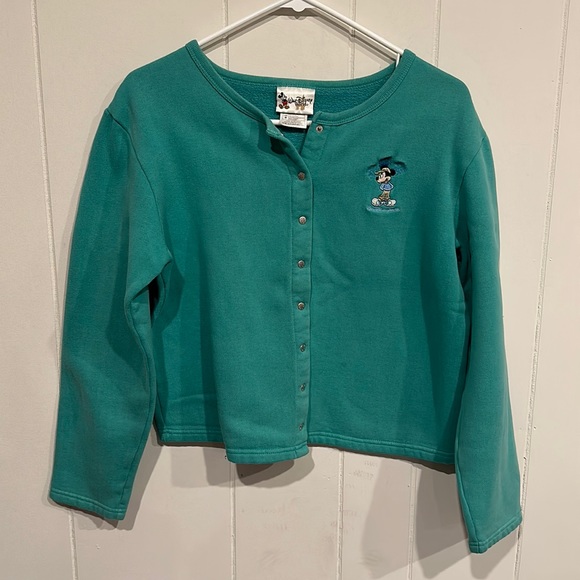 Disney | Tops | Vintage Walt Disney World Mickie Mouse Snap Button ...